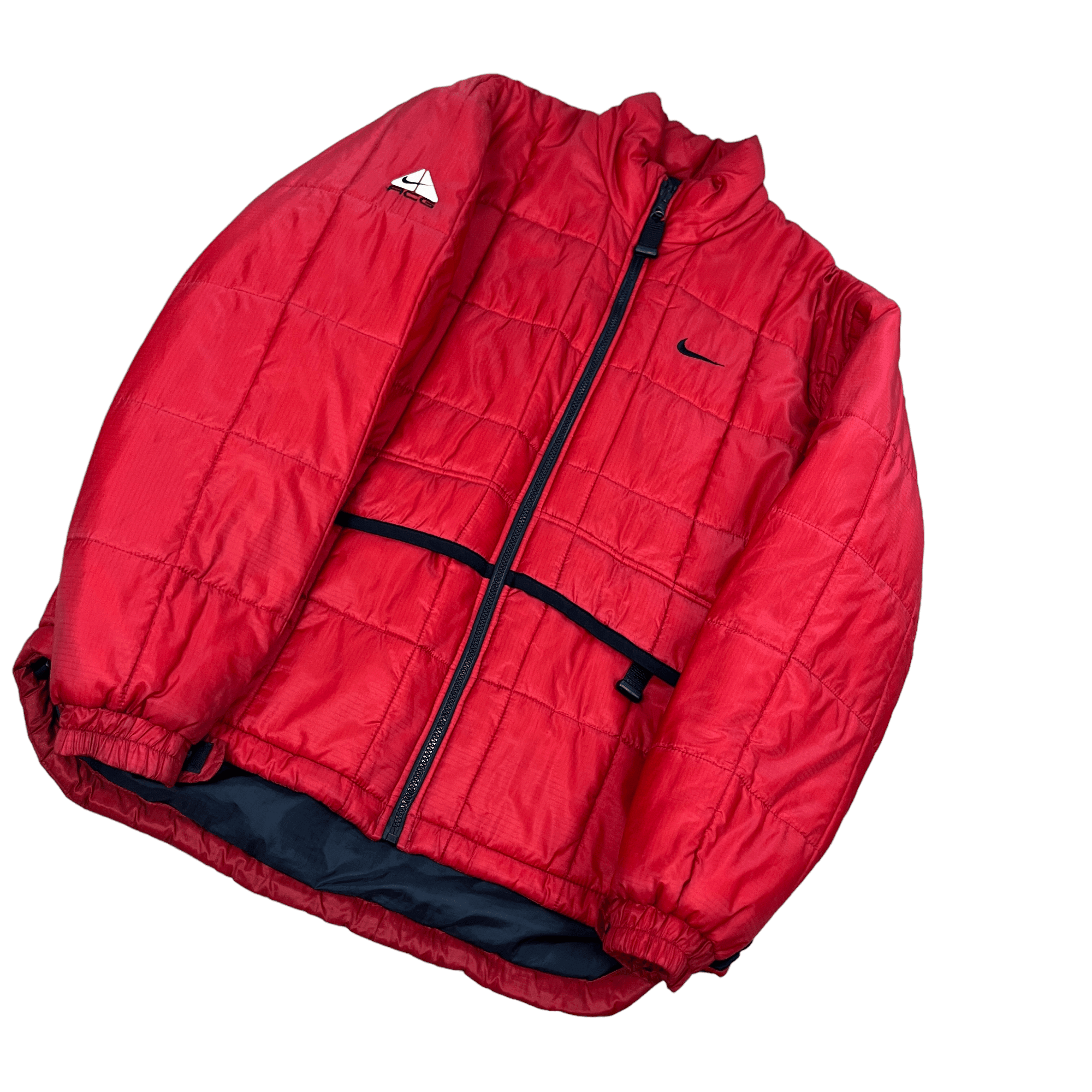 Vintage Red Nike ACG Puffer Coat - XL